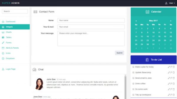 Super Responsive HTML Admin Template - Premium Themes